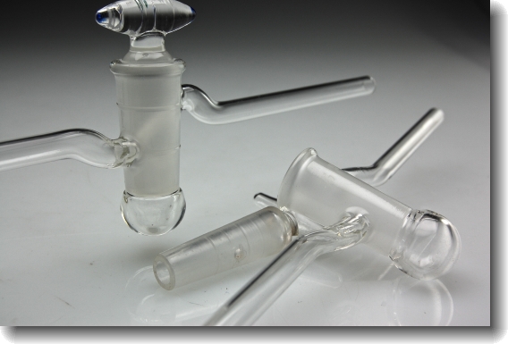 glass stopcock for high vacuum - Adams & Chittenden Scientific Glass Coop